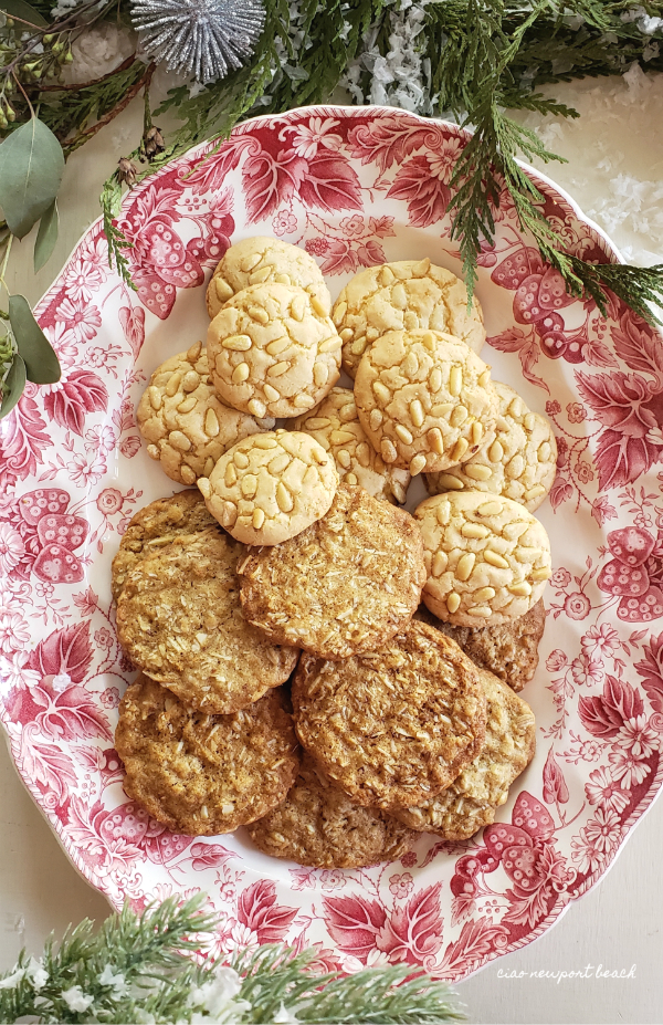 ciao! newport beach: two cookie recipes and a table