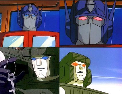 Heroic Decepticon: Blue-eyed Autobots and Red-eyed Decepticons