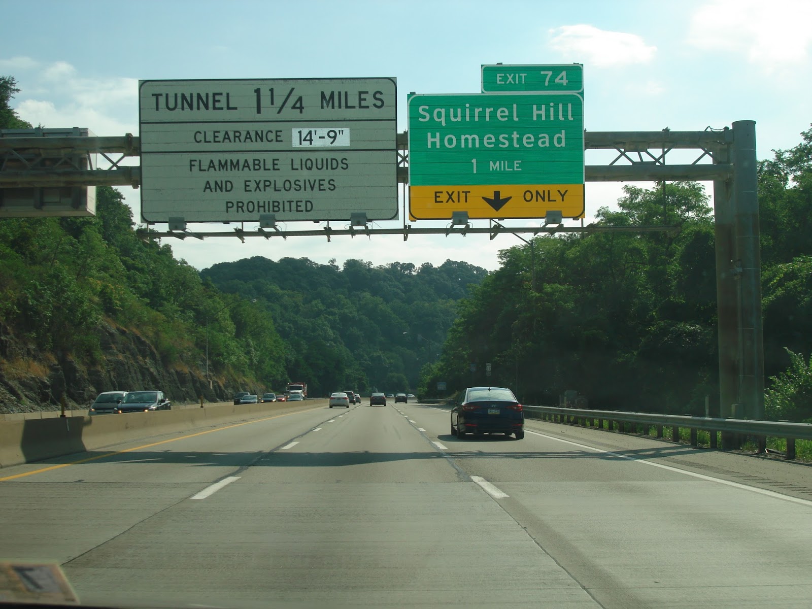 Luke's Signs: Interstate 376 - Pittsburgh, Pennsylvania (Squirrel Hill ...