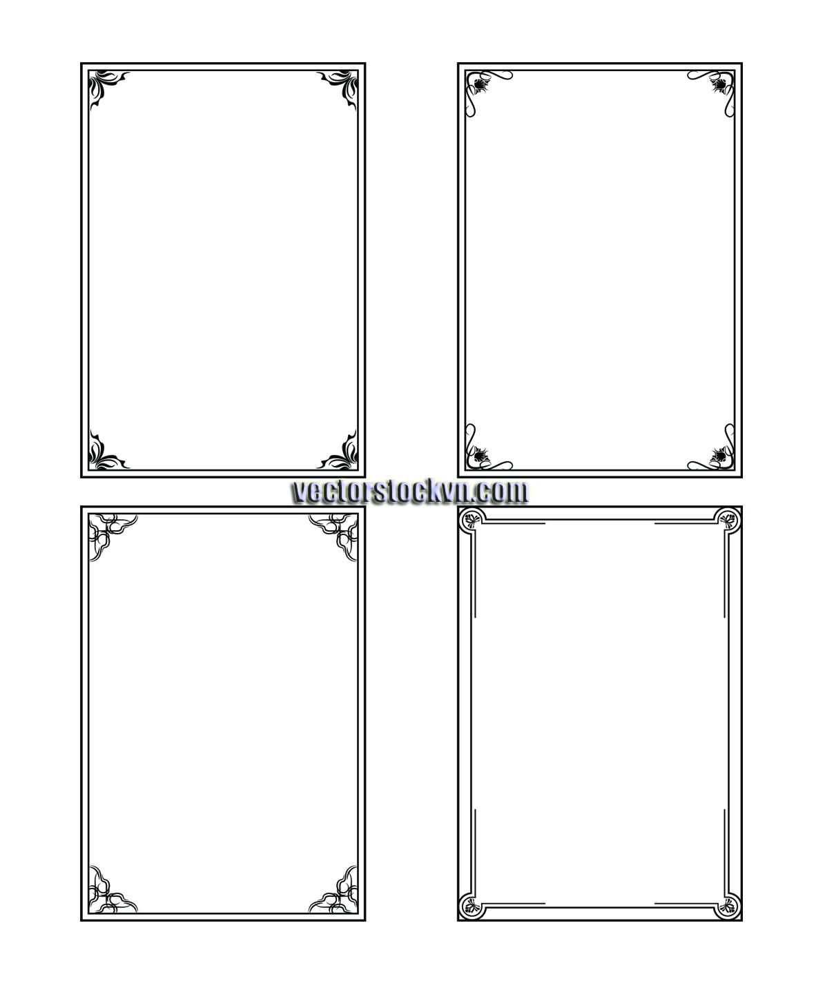 vietsinhvienit: khung viền vector