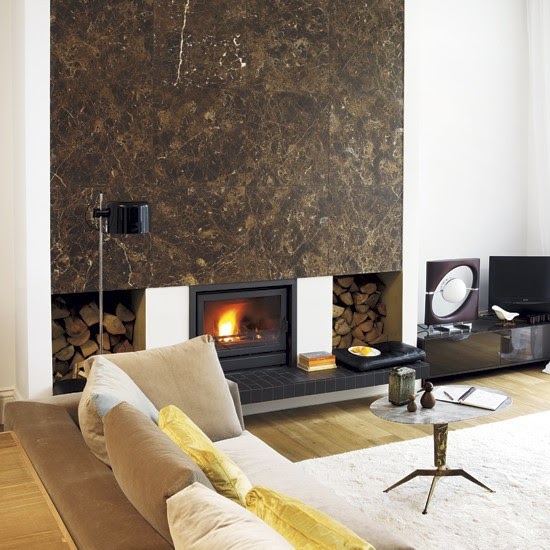 The Granite Gurus: FAQ Friday: Full Slab Fireplace Inspiration
