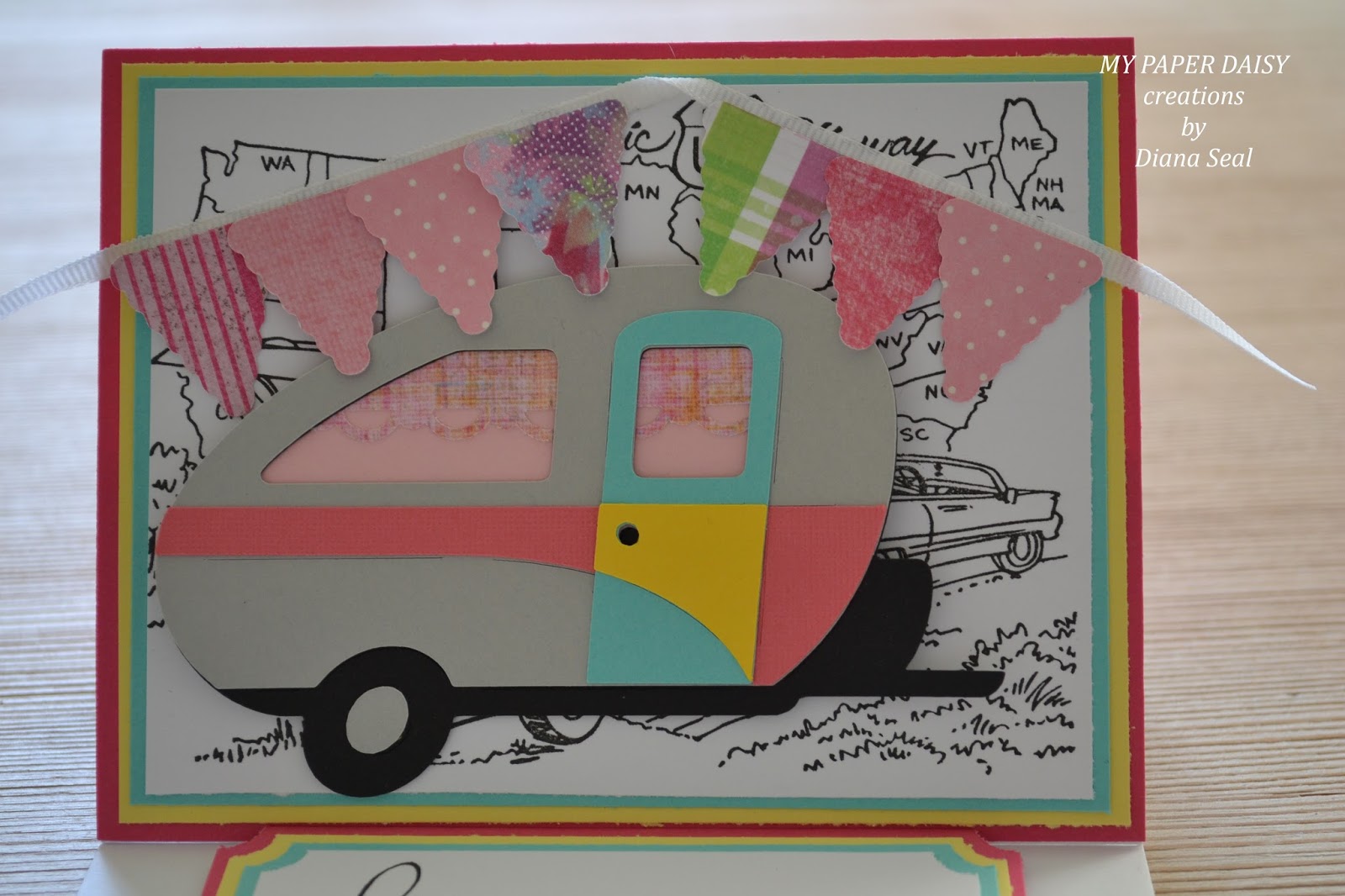 My Paper Daisy: A Happy Camper Retirement Card!