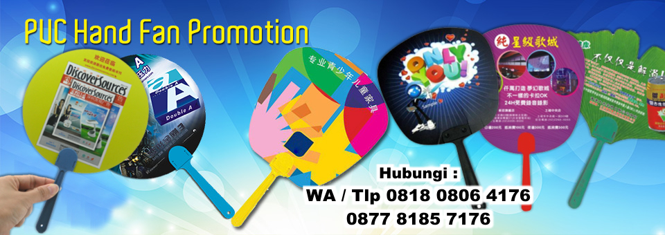 Jual Kipas Promosi Plastik PVC harga termurah | zeropromosi | souvenir ...