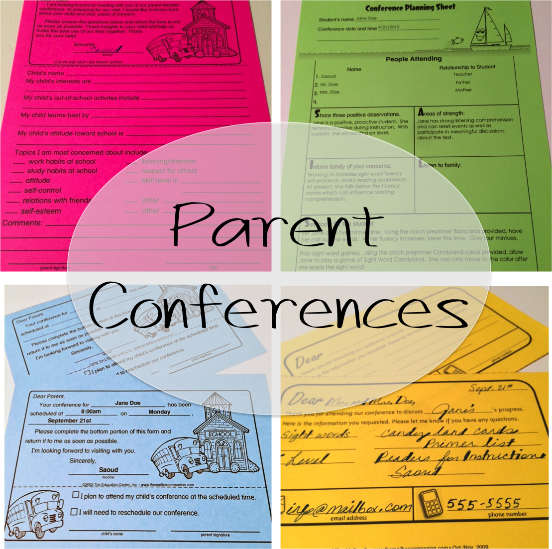 Primary Graffiti: #bethedifference Parent Conferences