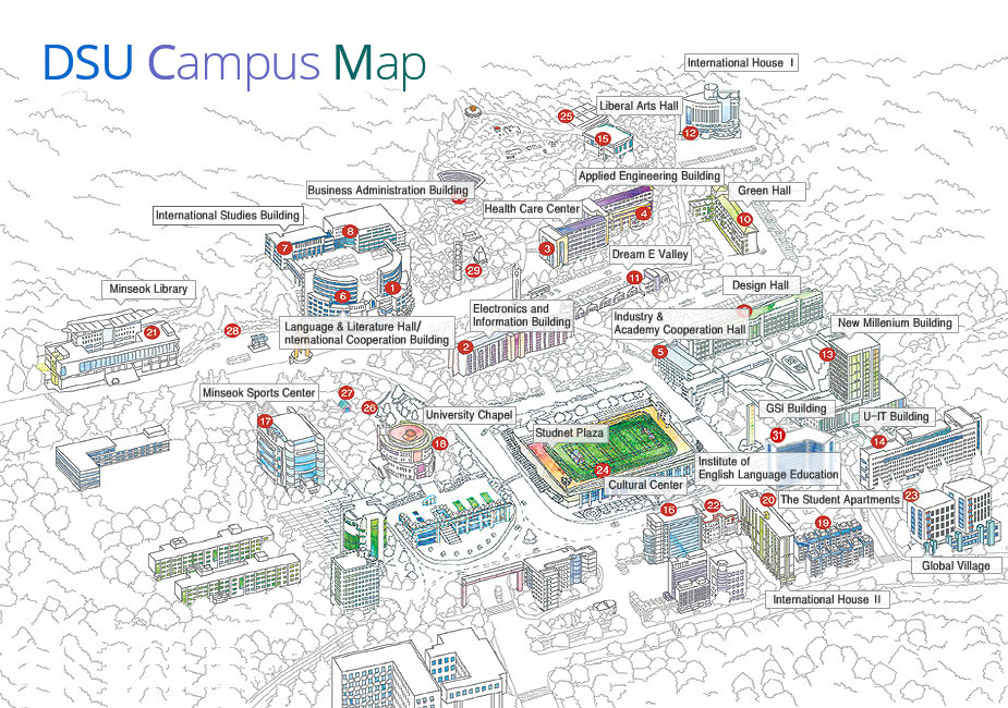 from malaysia to korea with love: Language School- University Dormitory