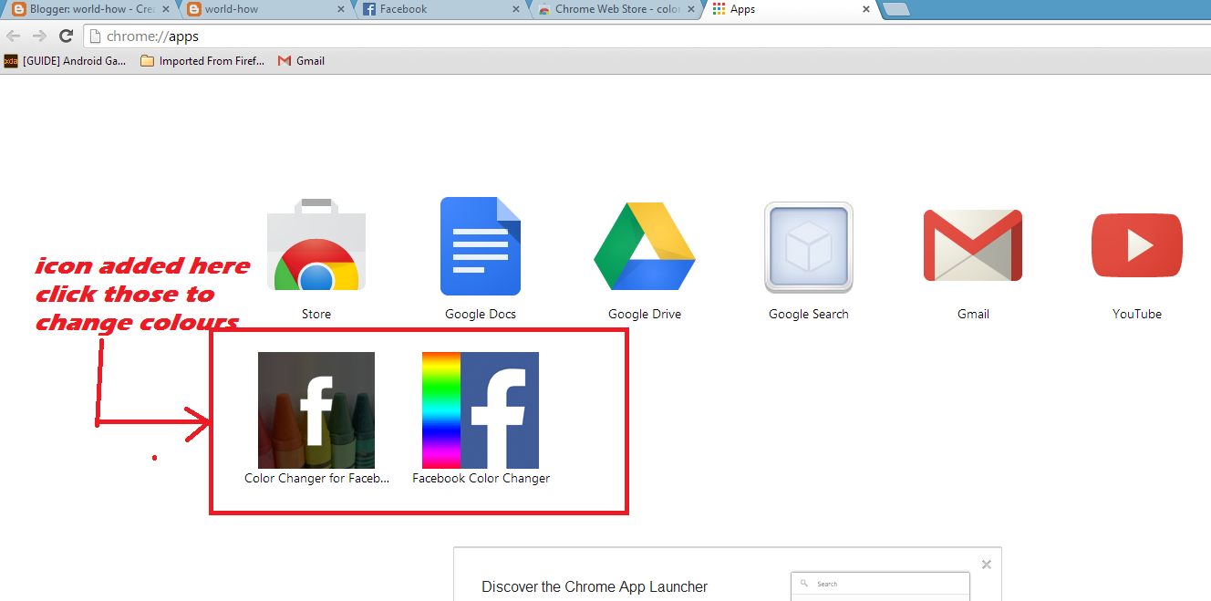 How To Change Facebook Colour