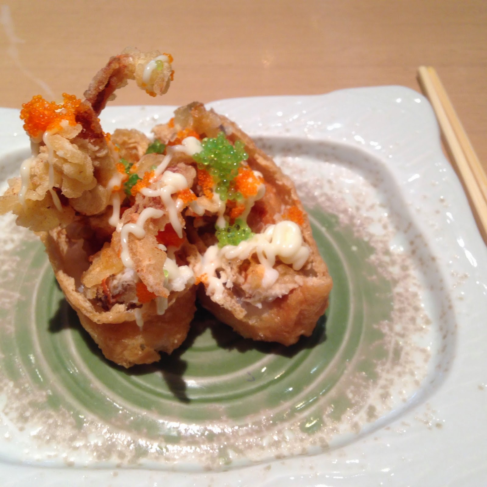 Nate: inari soft shell crab at sushi zanmai