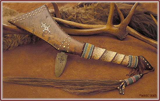 Amerindian: Gunstock war club: Cold steel