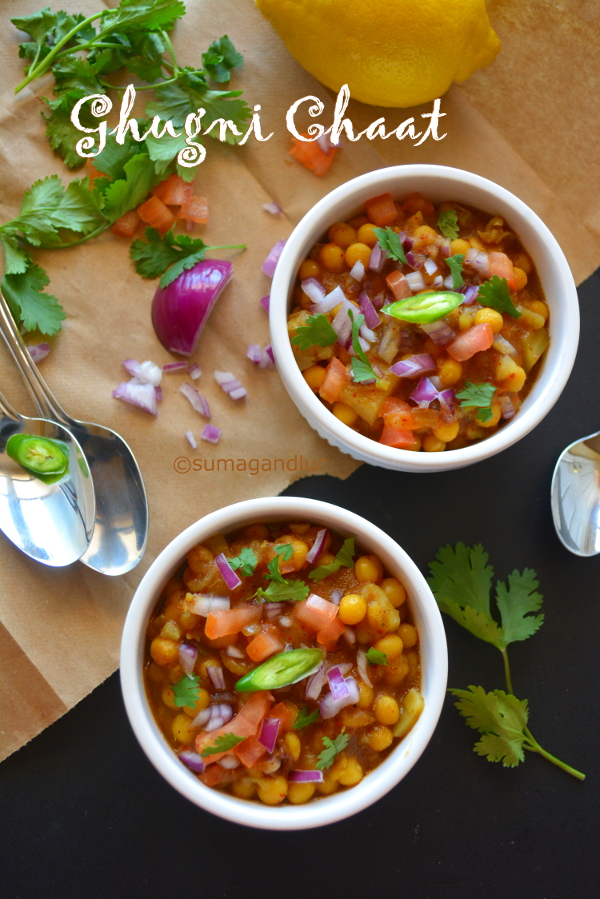 Veggie Platter: A - Z Indian Street Foods ~ G for Ghugni Chaat