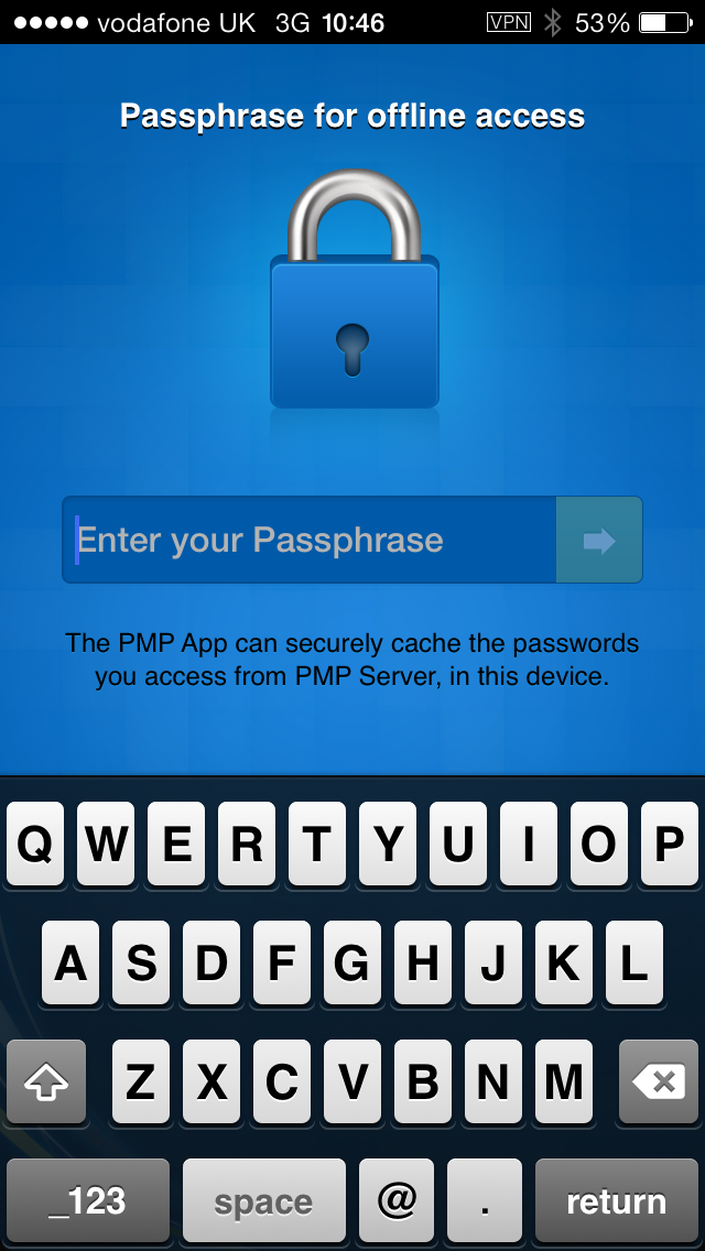 How to access PMP from iPhone App...