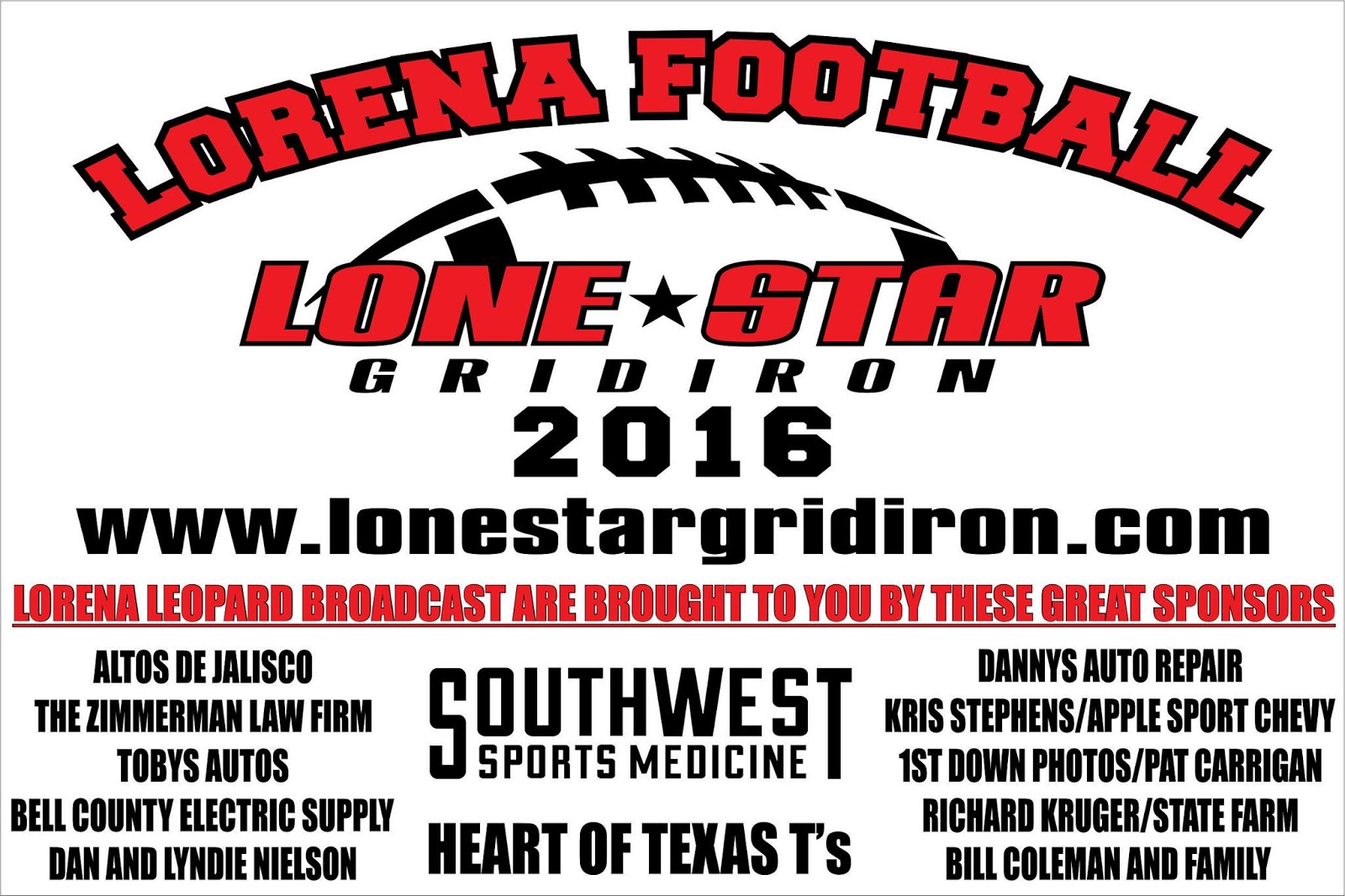 Lorena High School: Listen to the Leopards - Varsity Football