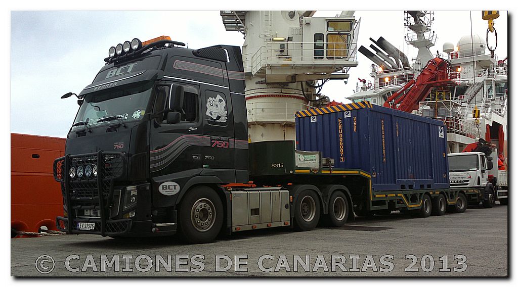 CAMIONES DE CANARIAS: VOLVO FH 16 750 BCT TRANSPORT