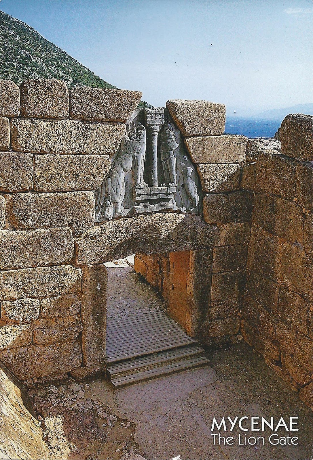 A Journey of Postcards: Archaeological site of Mycenae | Greece