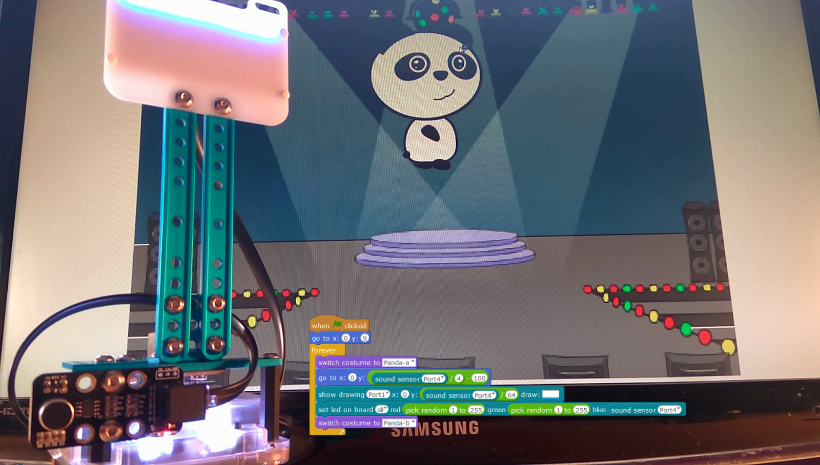 nanobot365.com: mBot mBlock sound sensor programing