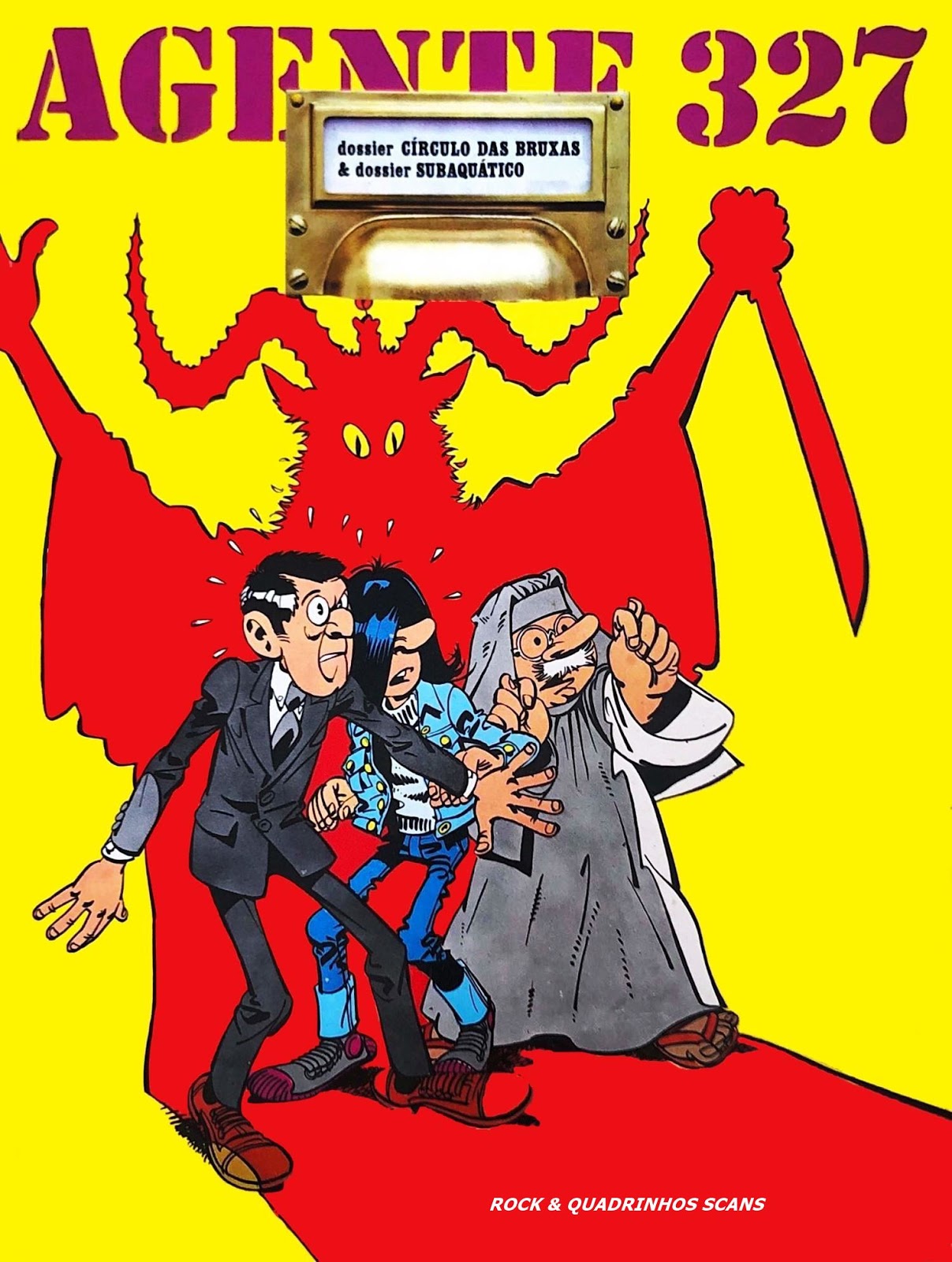 ROCK & QUADRINHOS SCANS: AGENTE 327(AMIGOS DO LIVRO EDITORES)-1981