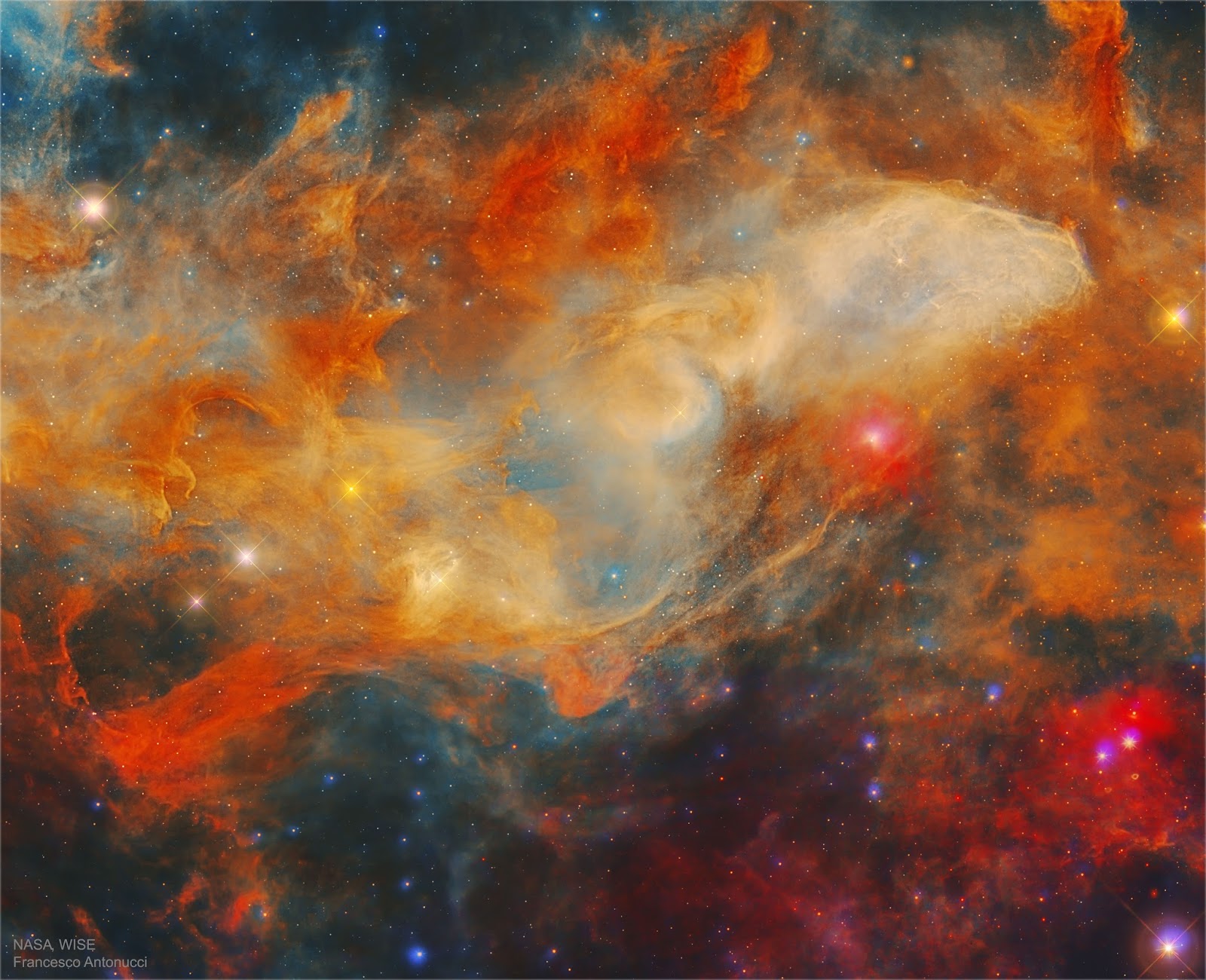 esplaobs: THE BLUE HORSEHEAD NEBULA IN INFRARED Image Credit: WISE ...