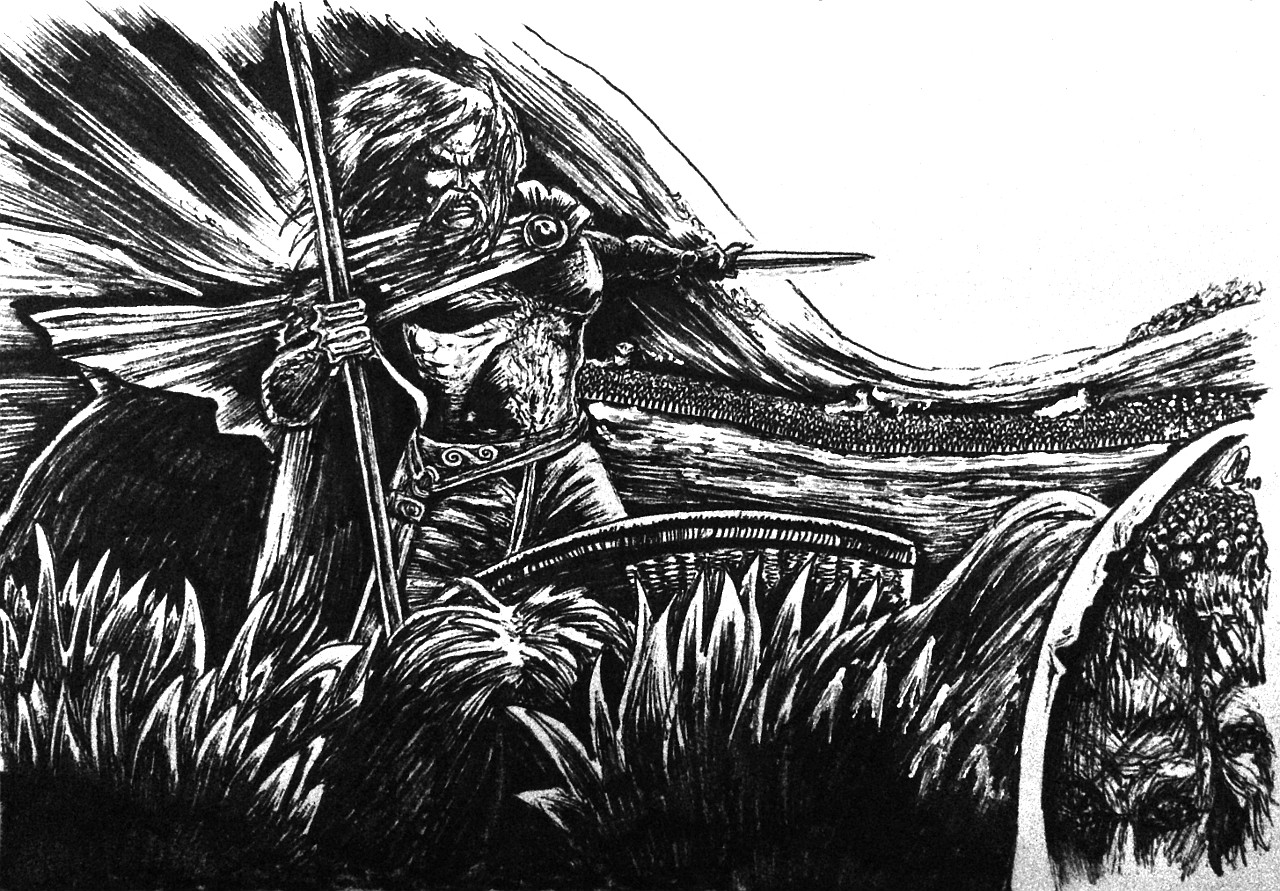 The Blog That Time Forgot: HistoScotInktoberfest, Day 2: Calgacus ...