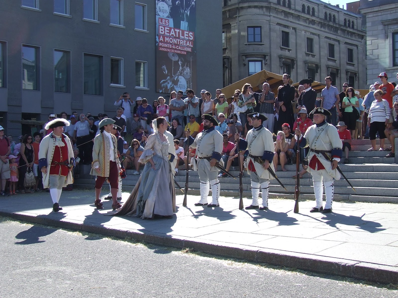 At the New-France 1750 market