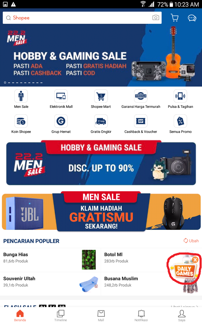 Cara Bermain Kuis Shopee - Tutorial di Shopee