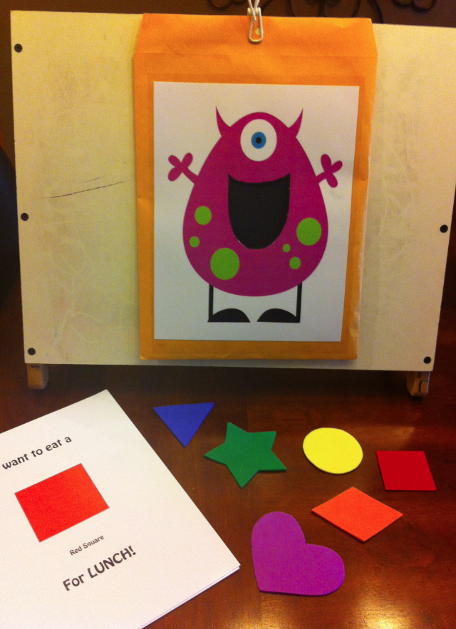 Chit Chat and Small Talk: Shape Monster Book