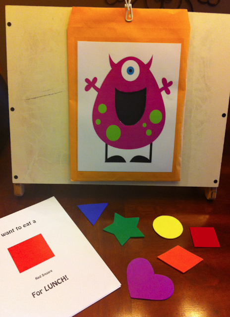 Chit Chat and Small Talk: Shape Monster Book