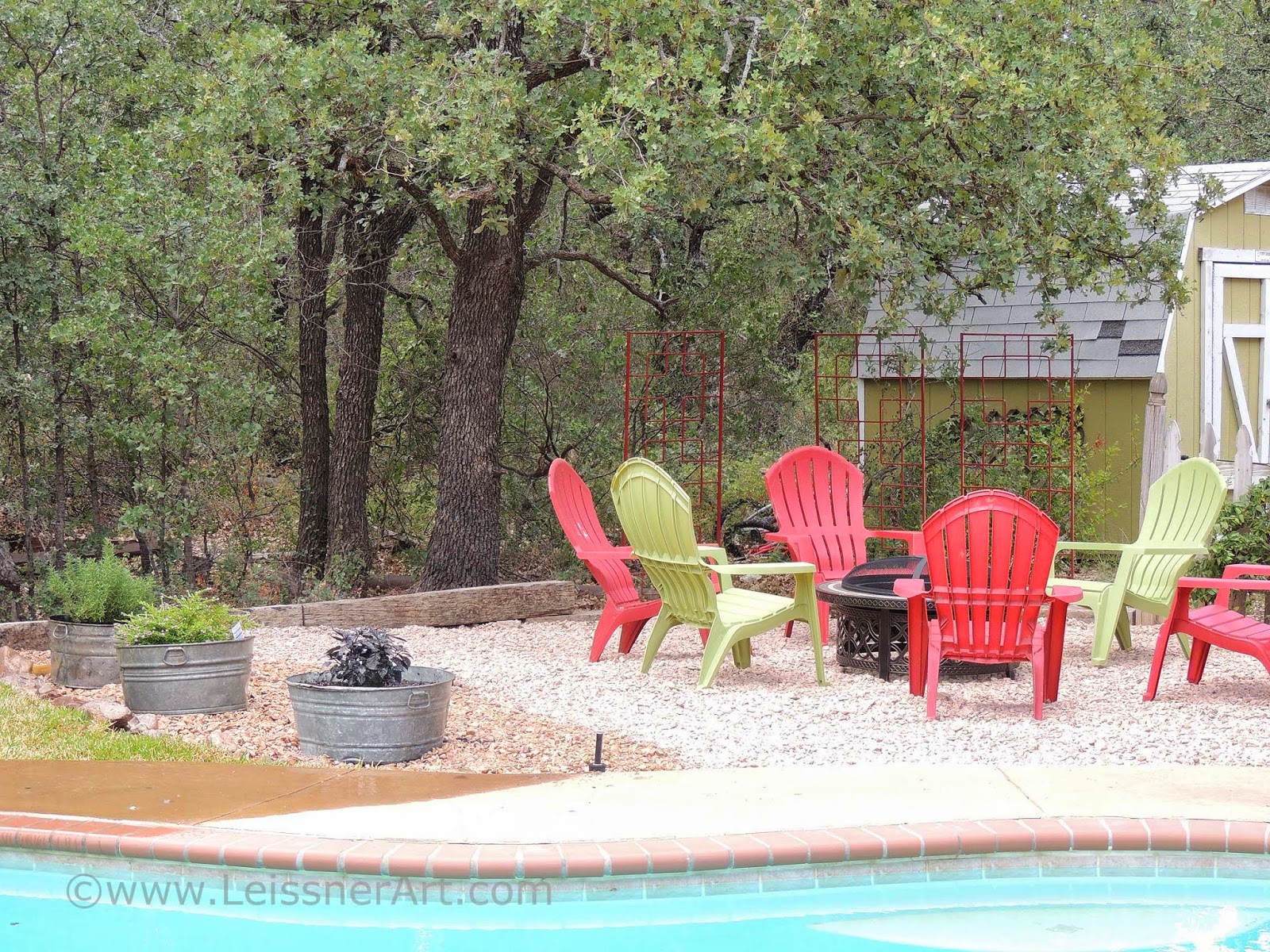 LeissnerArt: The Great Backyard Makeover