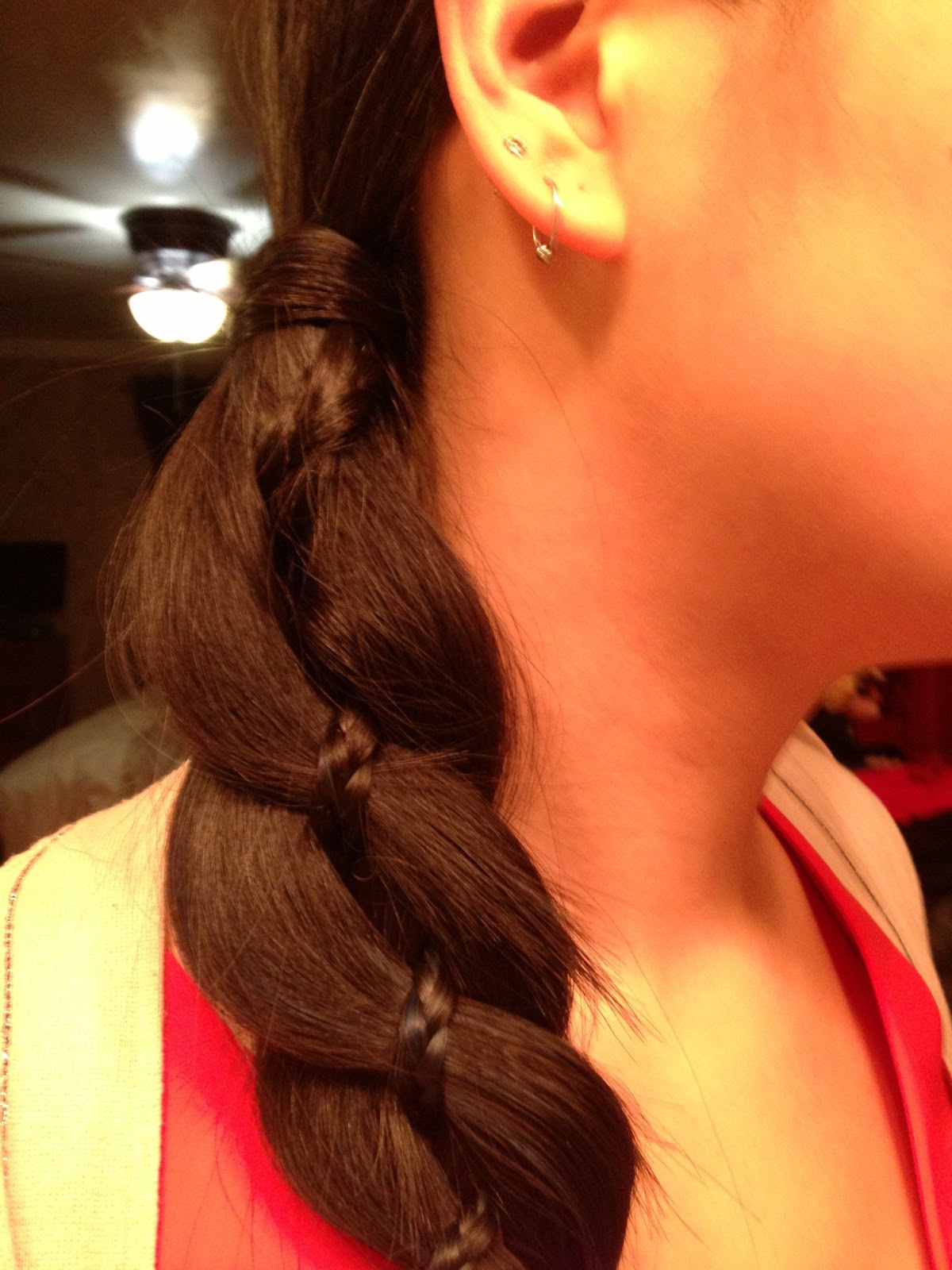 A little bit of this, A little bit of that...: Unique 4 Strand Braid ...