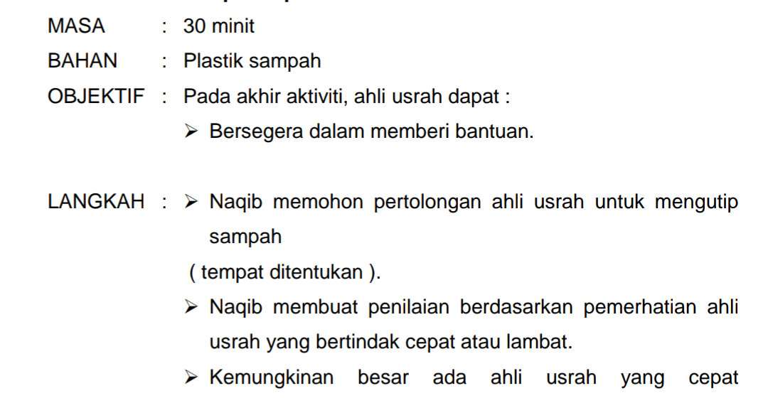 BAHAN AKTIVITI USRAH KALI 3 MODUL PENAMPILAN DIRI(5/10/18)