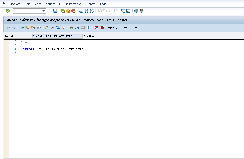 Sap Tech Local Class Passing Parameters Select Options And Internal Table To Methods 7603