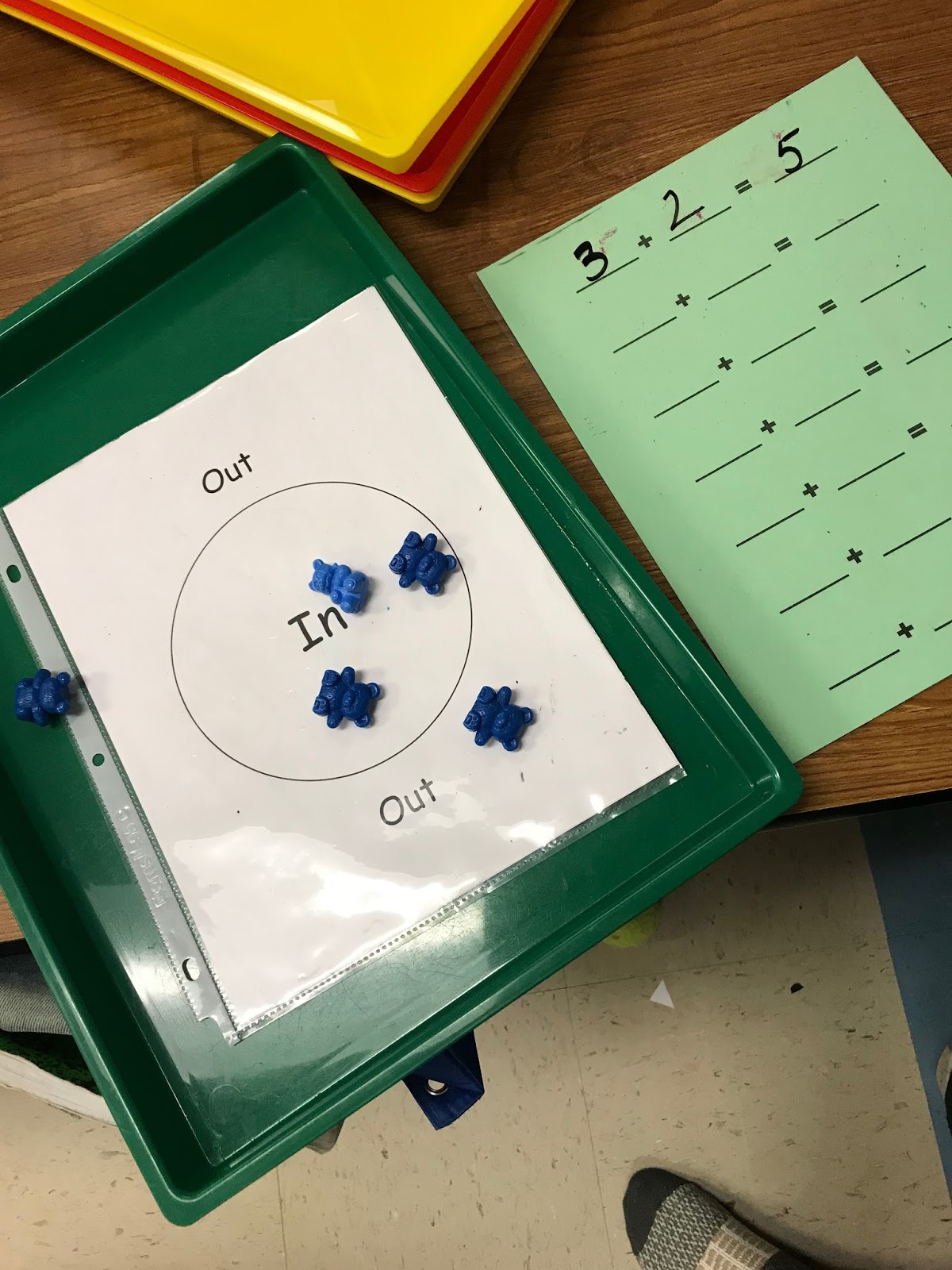 Math Tubs in Kindergarten: Number Sense - Addtion Their Way