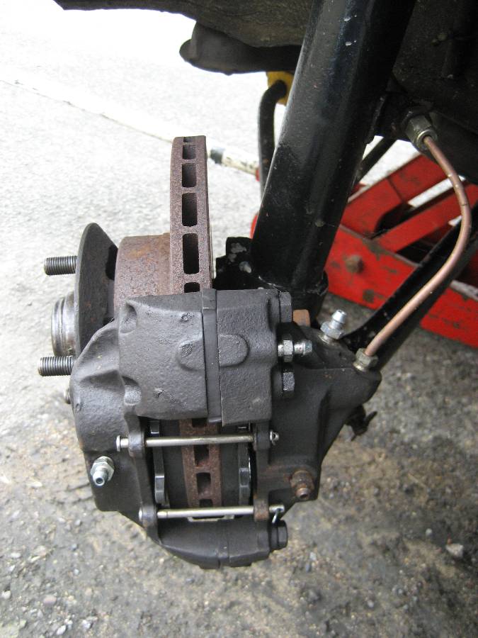 Russ's TR7 blog: 2011, Brakes and Wheels