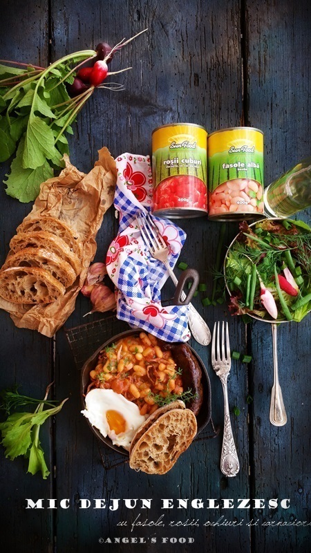 Angel's food: Mic dejun englezesc cu fasole, rosii, ochiuri moi si ...