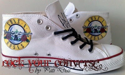 Converse All Star Customizado - Rock Your Converse!: Axl Rose (Guns N ...