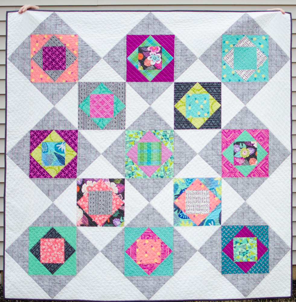 Hyacinth Quilt Designs: Economy Block Quilt