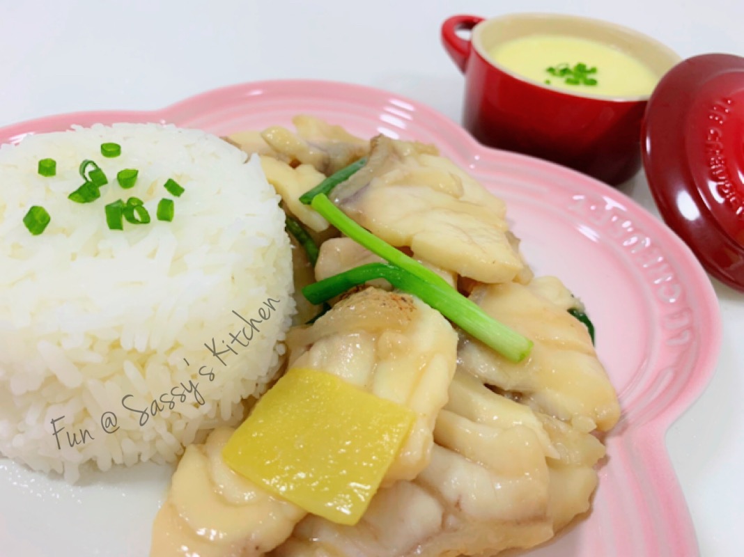 Plate & Palate: Ginger Scallion Fish Slice (姜葱鱼片) by Angela Seah