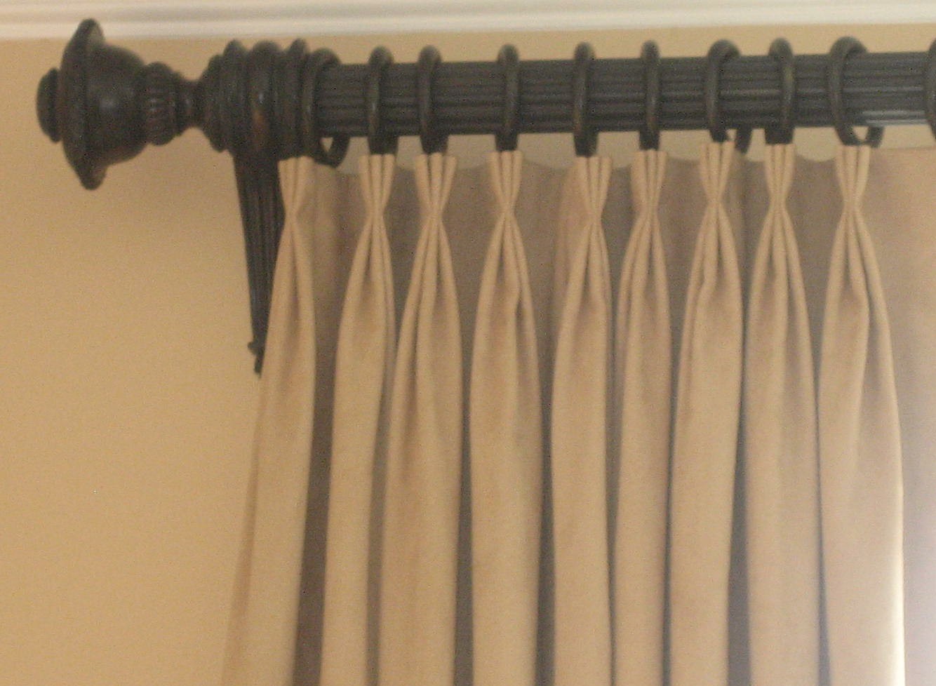 The Drapery Shop: Suede Butterflies, Knotted Rope and Ballroom Panels.