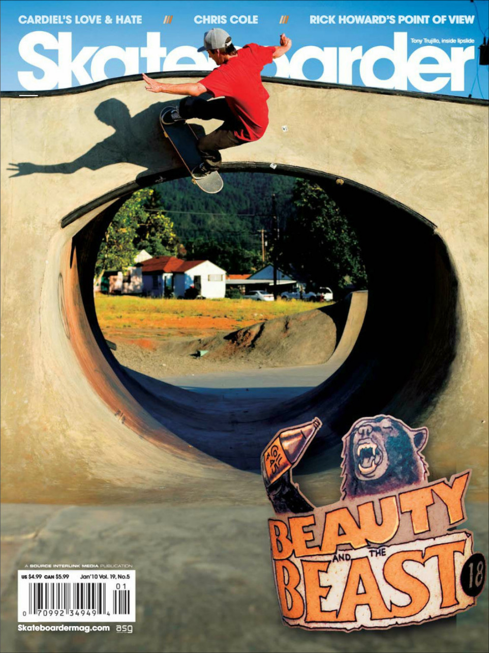 Skateboard Magazine Archive: Skateboarder January 2010