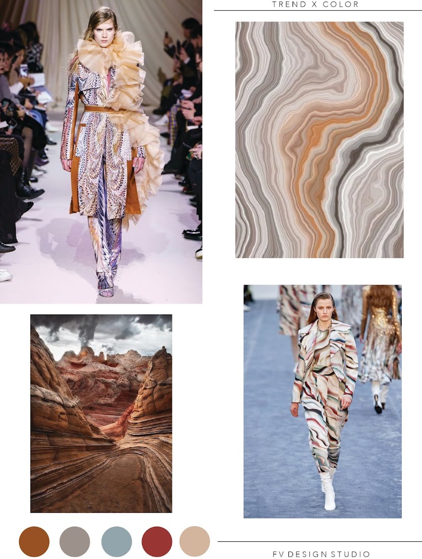 FASHION VIGNETTE: FV TREND X COLOR | SANDSTONE MARBLE - FALL 2019
