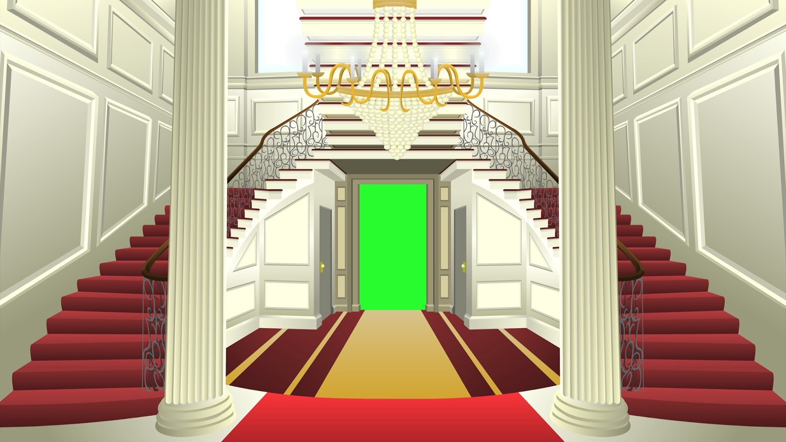 FancyFilms: Mansion Foyer Background