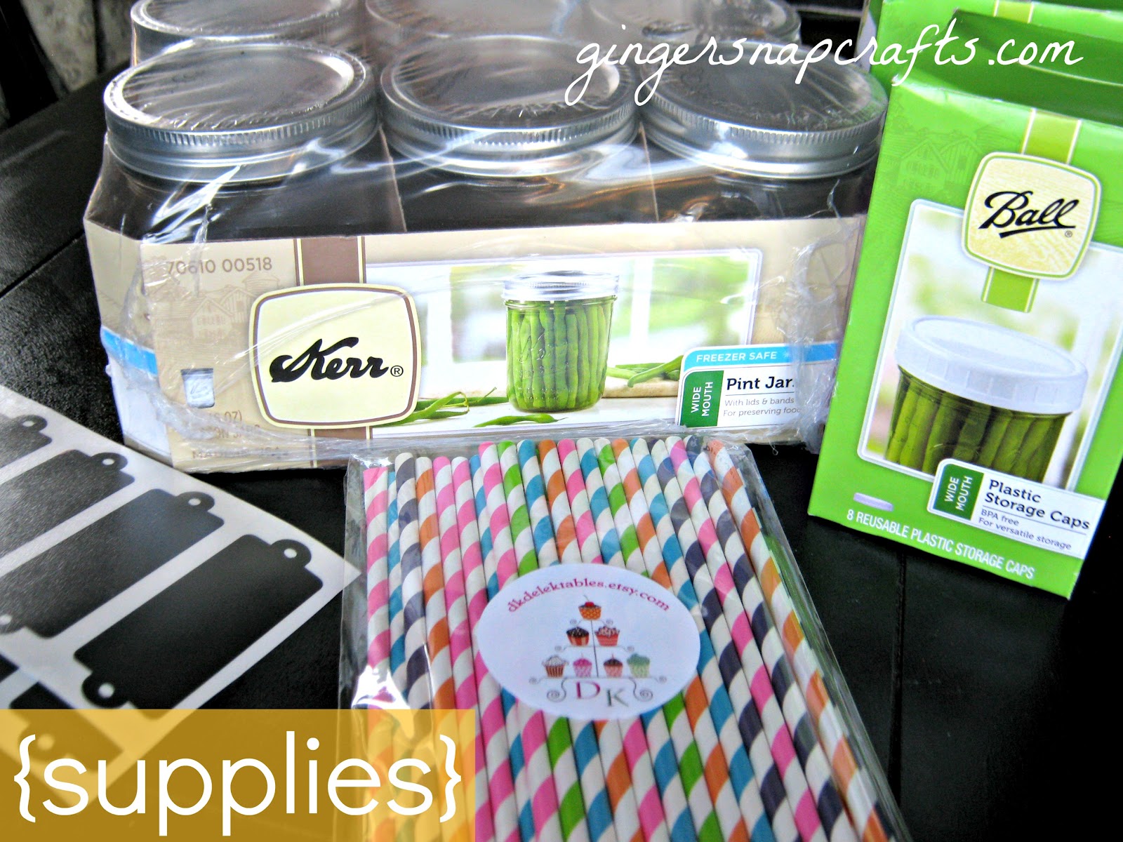 mason jar drink cups {tutorial}