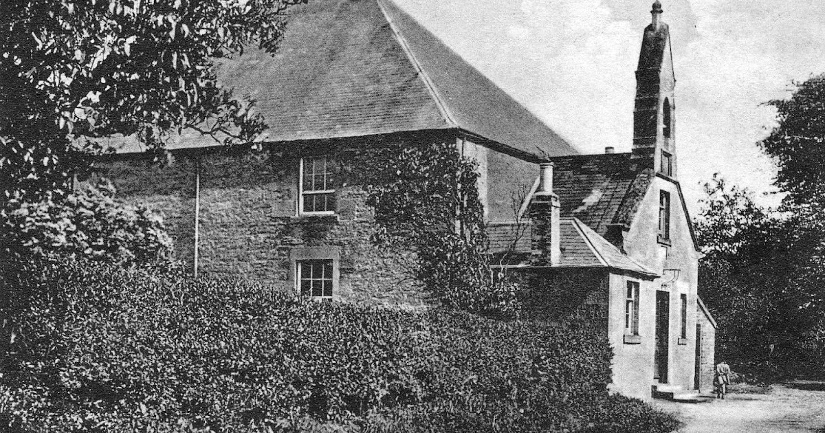 Tour Scotland: Old Photograph Church Leitholm Scotland