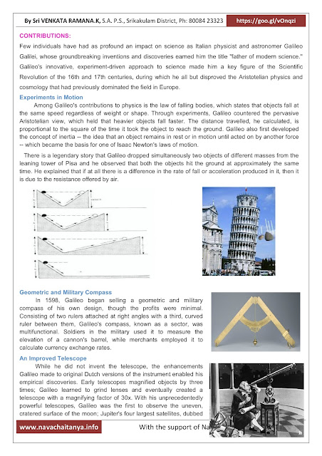 9th Class Physical Science Project Works Galileo Galilee Information Collection Project 9th Class Physical Science Project Works Galileo Galilee Information Collection Project