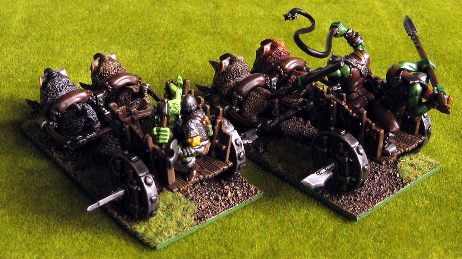 The Owl Bear's Lair: Warhammer orcs/Orchi di Warhammer