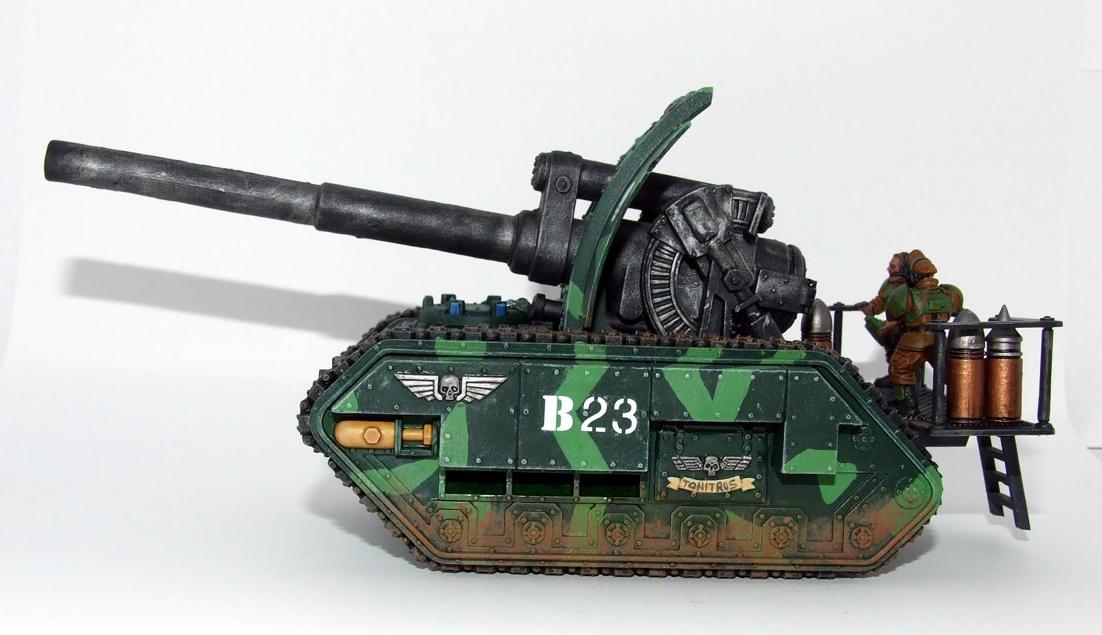 "Tonitrus" (Thunder) B23 - Basilisk - Finished - Cadian 127th Regiment