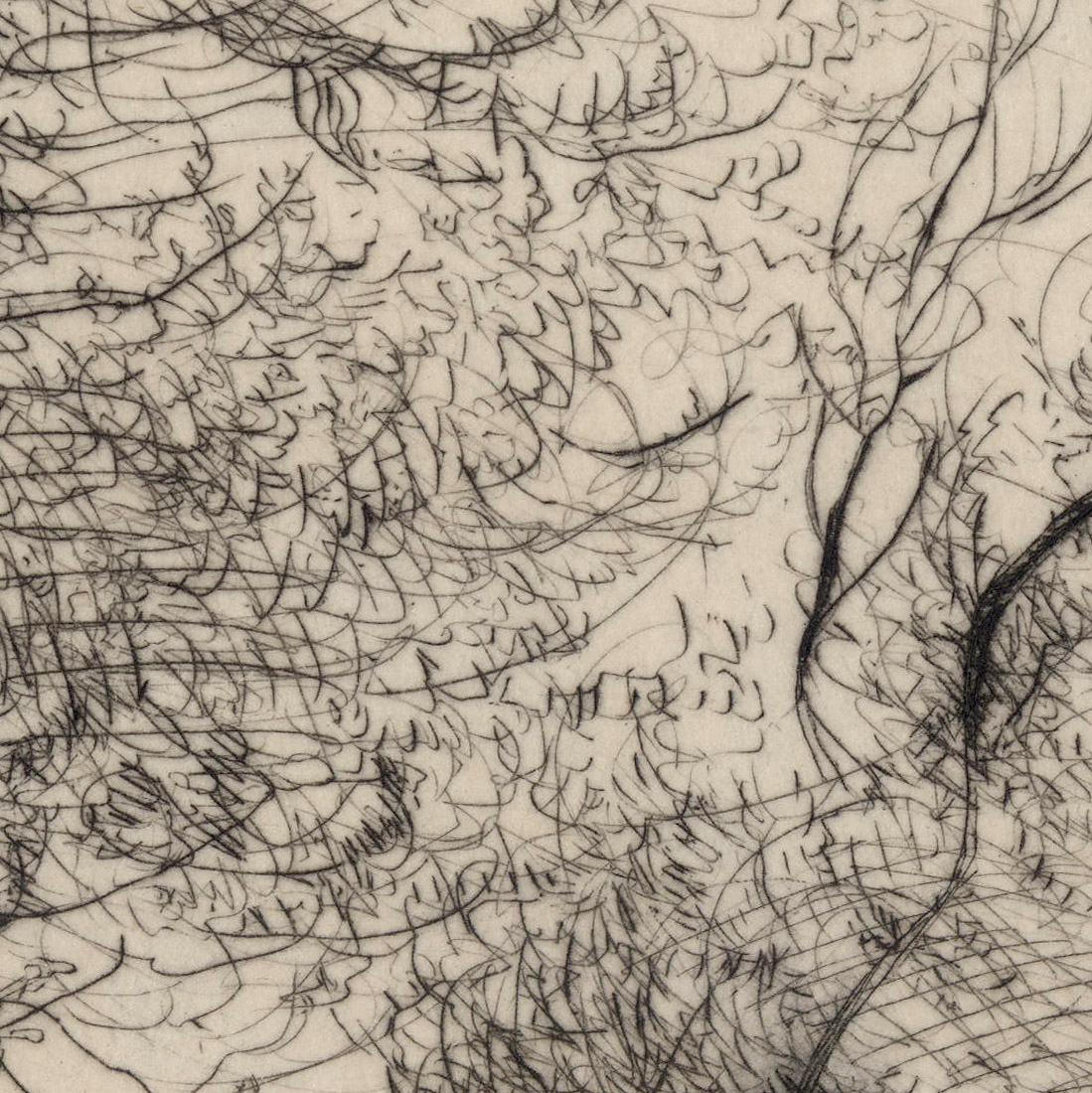 Prints and Principles: Eugène Delâtre's drypoint, “Landscape with a row ...