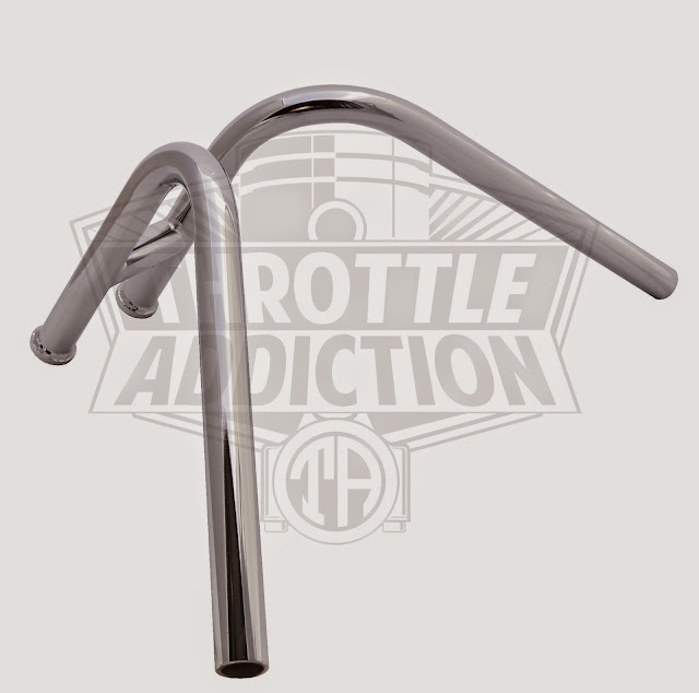 .: Throttle Addiction Rabbit Ear Pull Back Handlebars