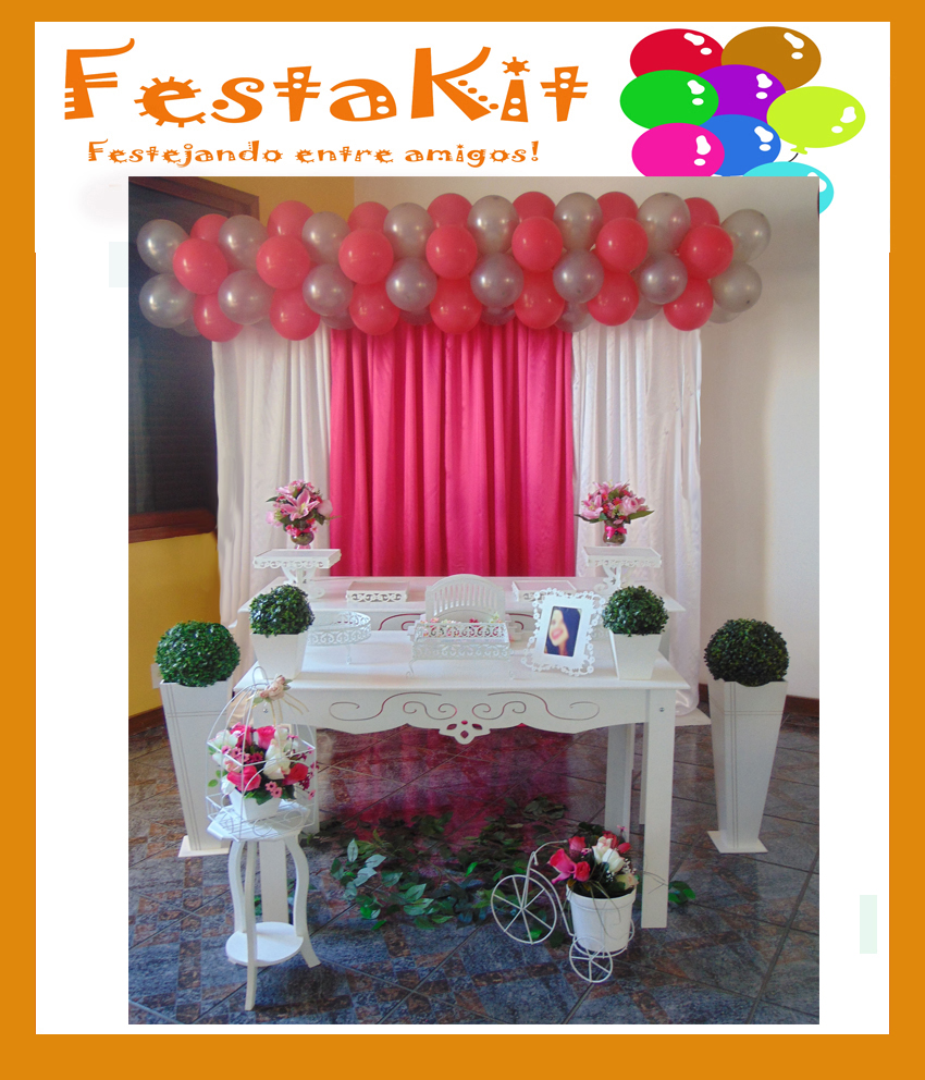 FestaKit: TEMA: PINK/PRATA