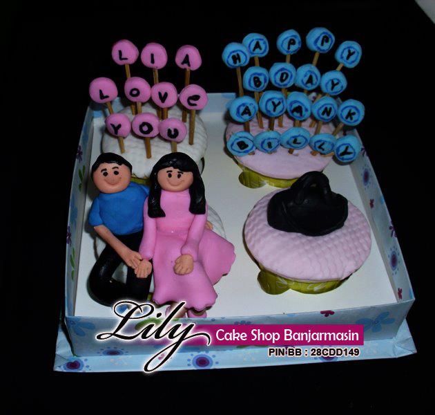 Lily Cake Shop Banjarmasin: KUE ULTAH TEMA SEPASANG KEKASIH