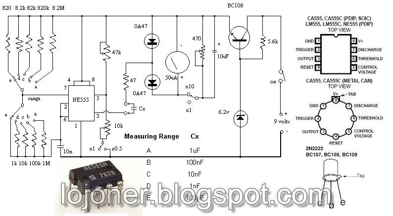 Simple Electronic Project With Component Pin Out And Fast Datasheet 5