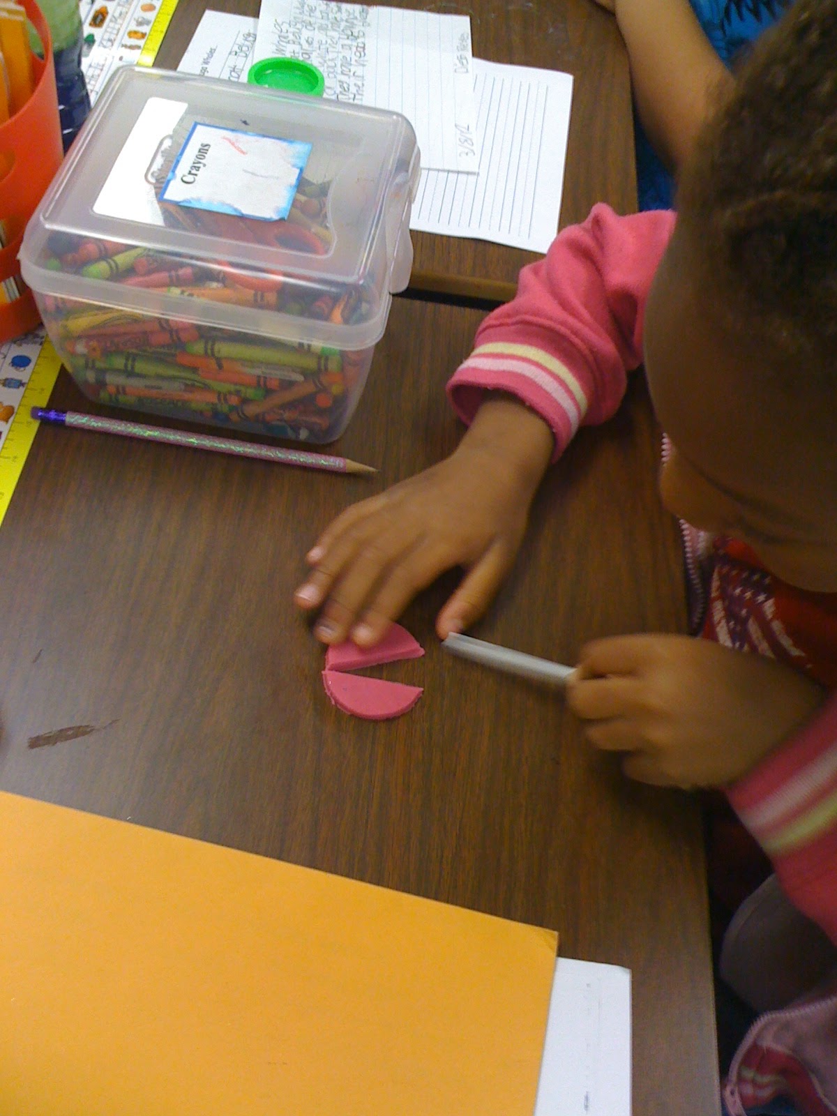 Bishop's Blackboard: An Elementary Education Blog: Playdough Fractions